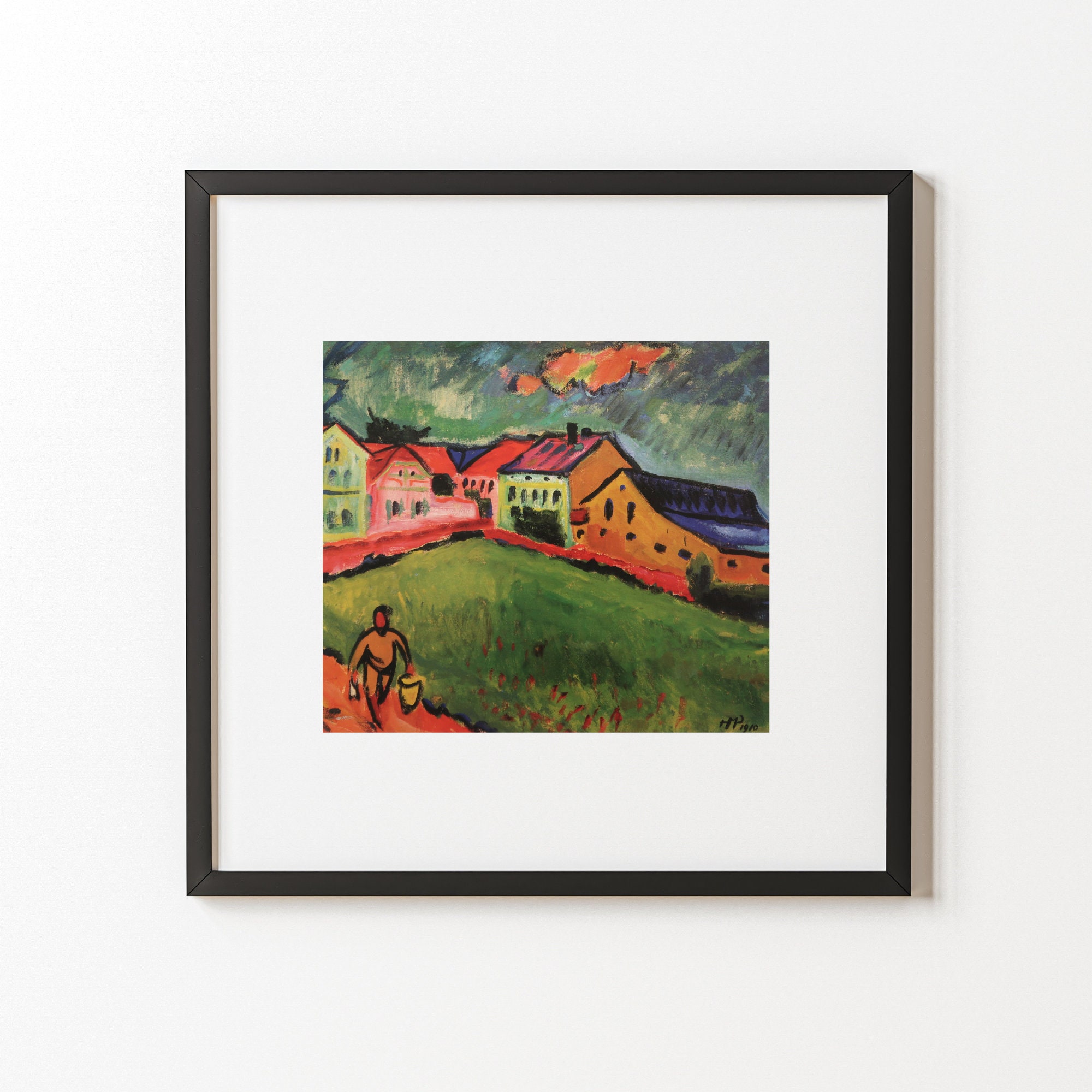 Max Pechstein Vintage Print 1994 | "meadow at Moritzburg" (1910) | Home ...