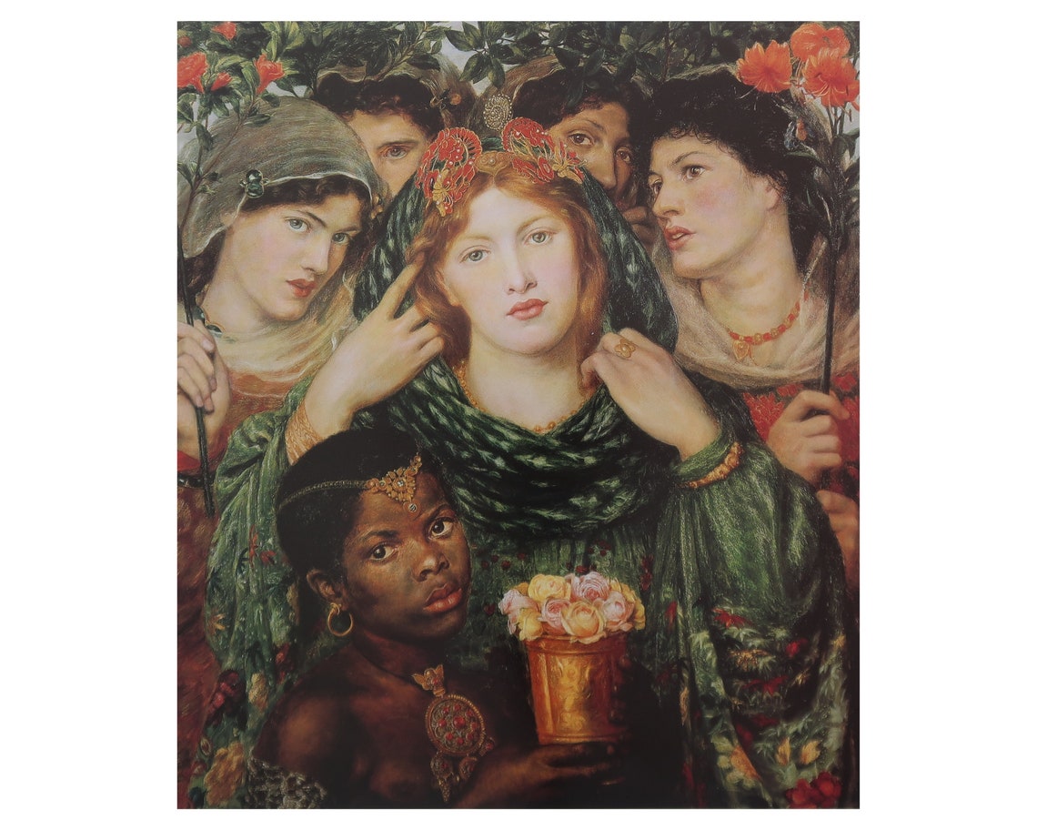 Dante Gabriel Rossetti Vintage Print 1997 | "the Beloved" (1865-6 ...