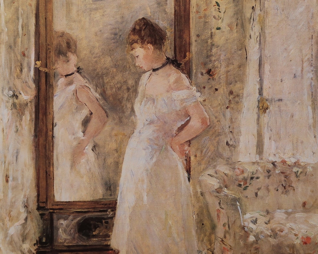 Berthe Morisot Vintage Print 1984 psyche 1876 - Etsy