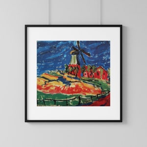 Erich Heckel Vintage Print 2002 | "windmill, Dangast" (1909) | Home ...