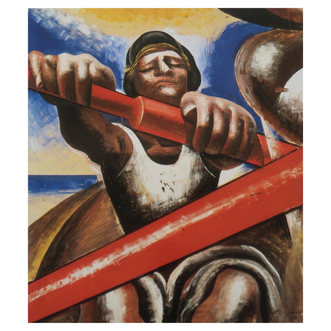 David Alfaro Siqueiros Vintage Print 2002 el Botero Home Decor Wall Art ...