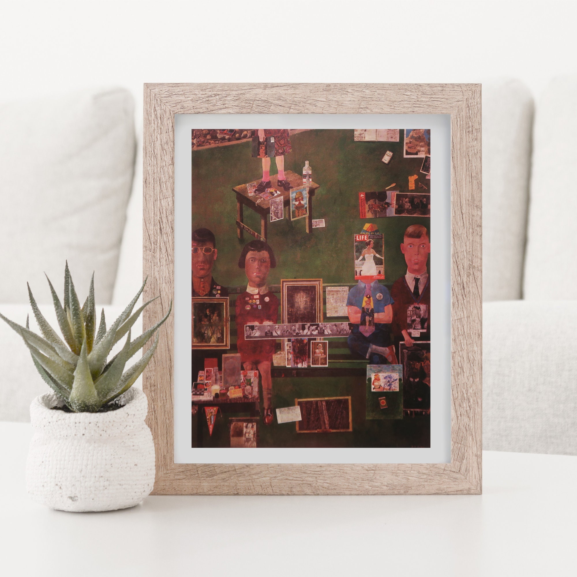 Peter Blake Vintage Print 1994 on the Balcony 1955-7 Home Decor Wall ...