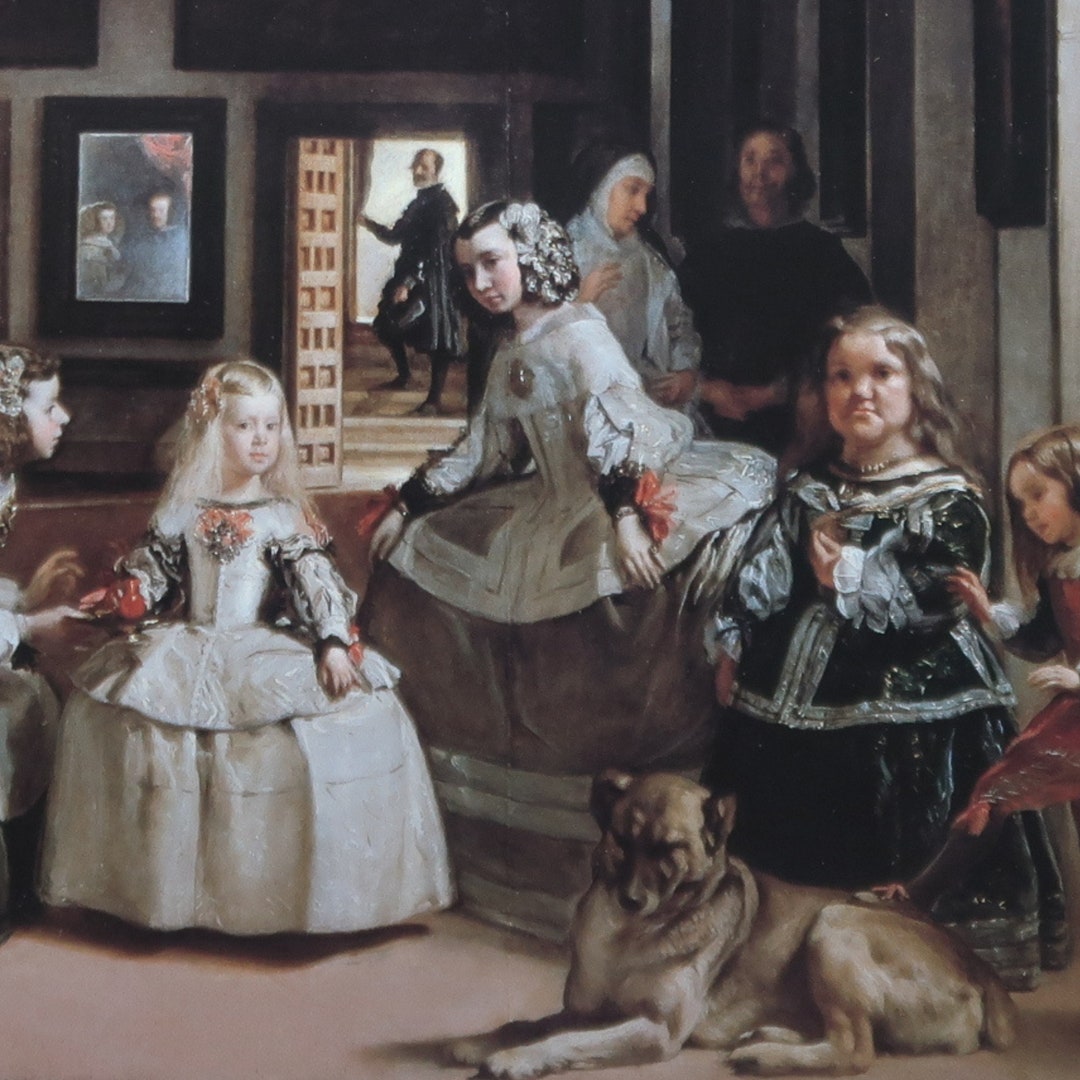 Diego Velazquez Vintage Print 2000 las Meninas 1656 Home Decor Wall Art ...