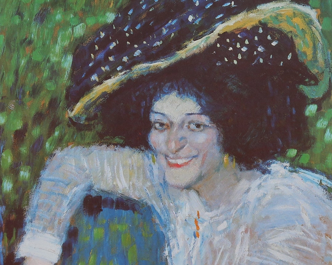 Pablo Picasso Vintage Print 1987 | "smiling Woman Bust" (1901) | Art ...