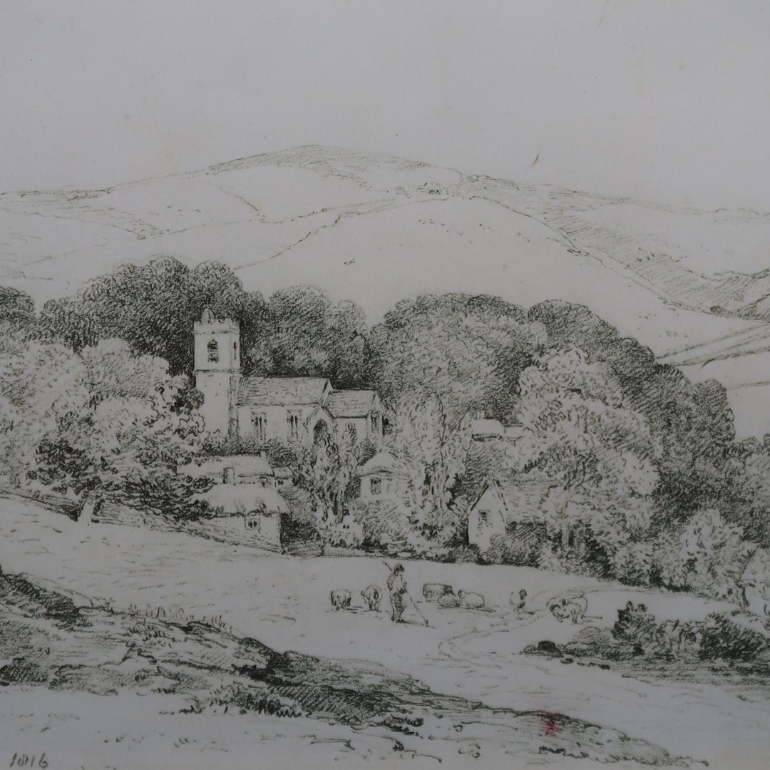 John Constable Vintage Print 1991 osmington, Dorset 1816 Home Decor ...