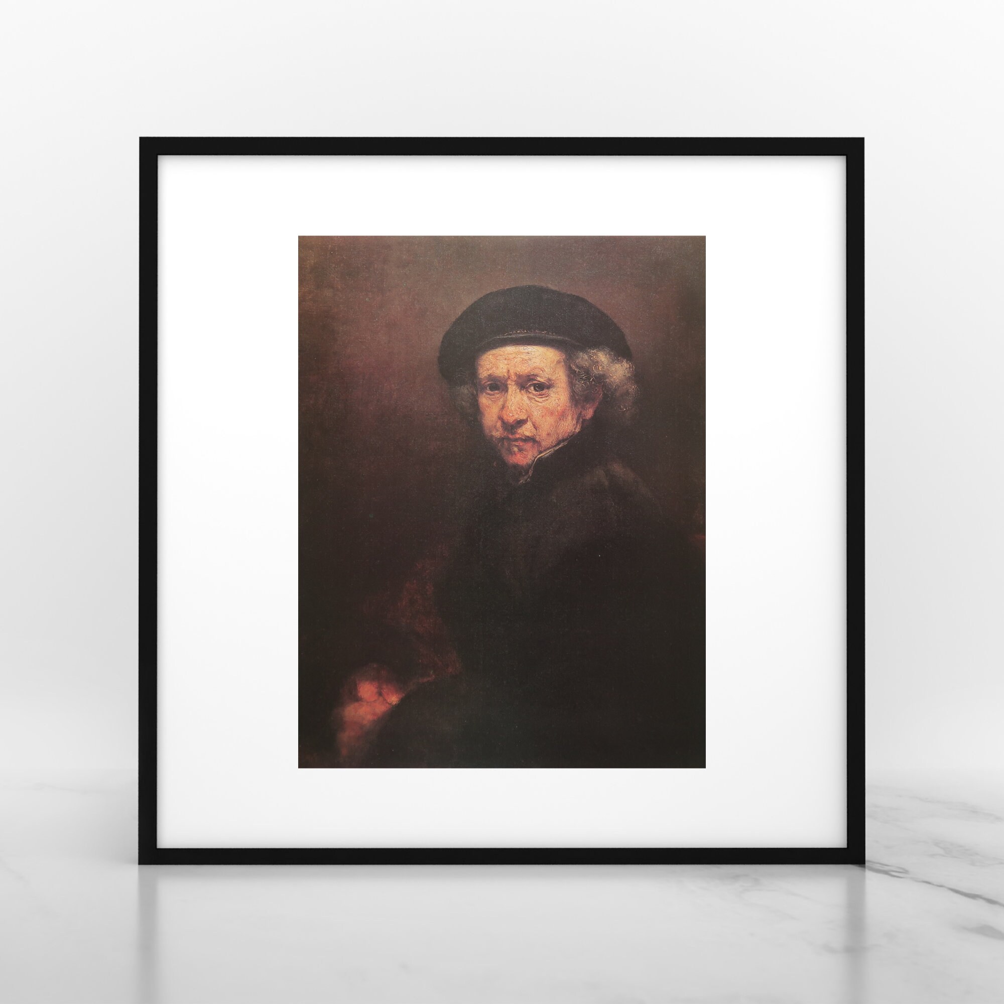 Rembrandt Van Ryn Vintage Print 1977 | "self-portrait" (1659) | Home ...