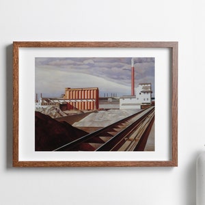 Charles Sheeler Vintage Print 1982 | "classic Landscape" (1931) | Art ...