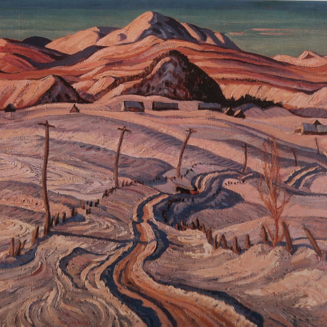 A.y.jackson Vintage Print 2002 winter, Charlevoix County 1933 Home ...