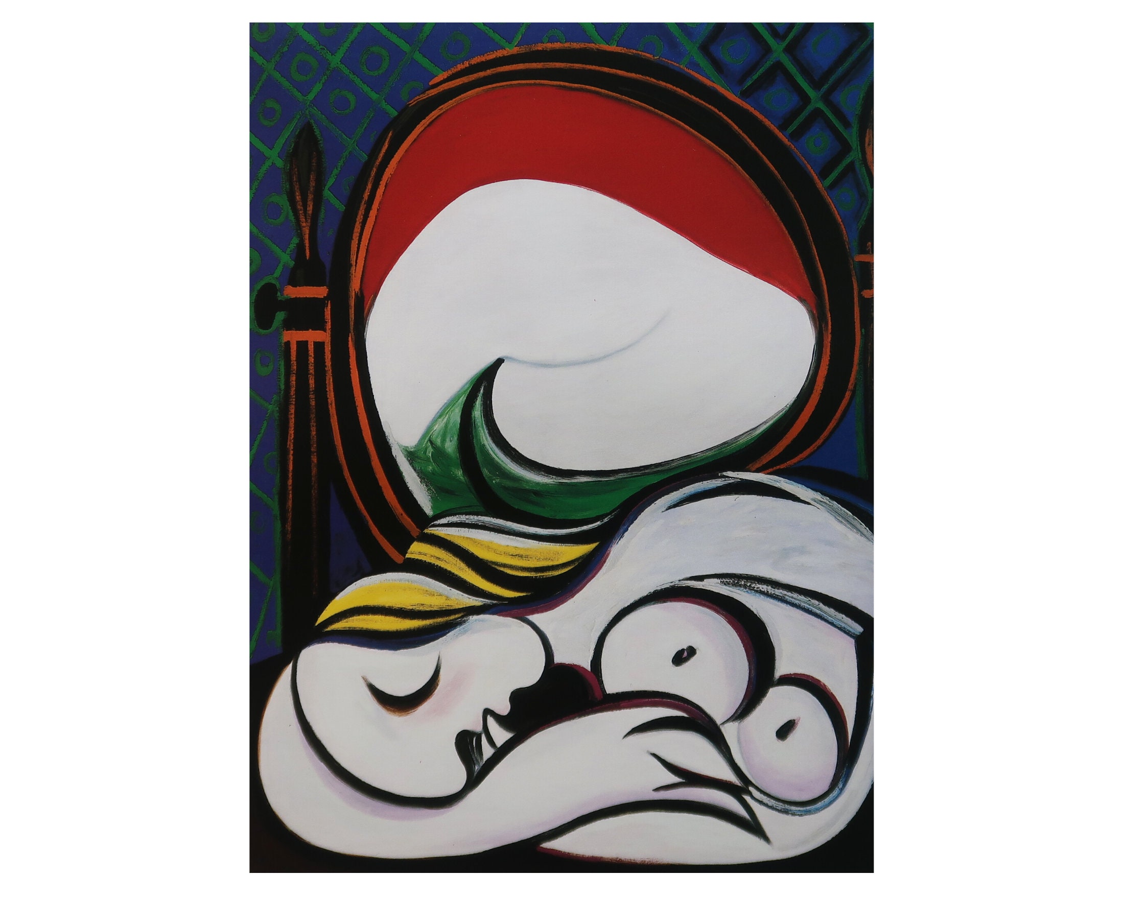 Pablo Picasso Vintage Print 1996 the Mirror 1932 Art Print Home Decor ...