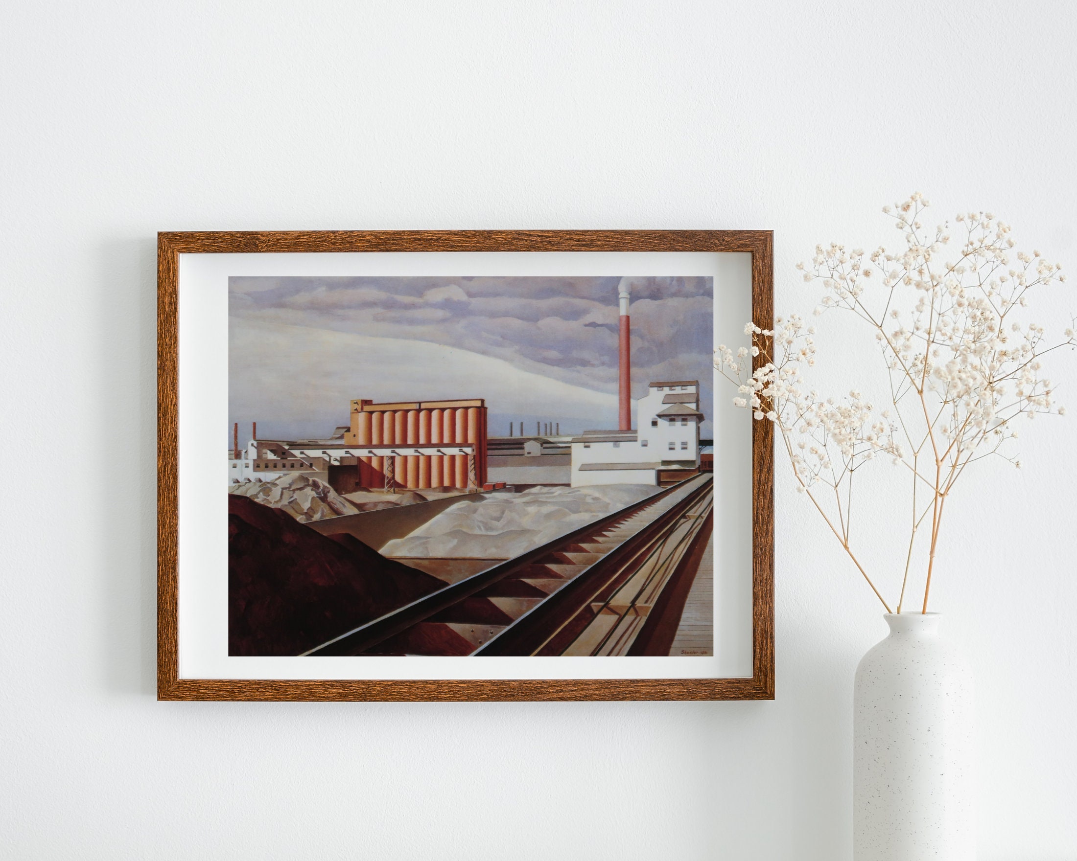 Charles Sheeler Vintage Print 1982 | "classic Landscape" (1931) | Art ...