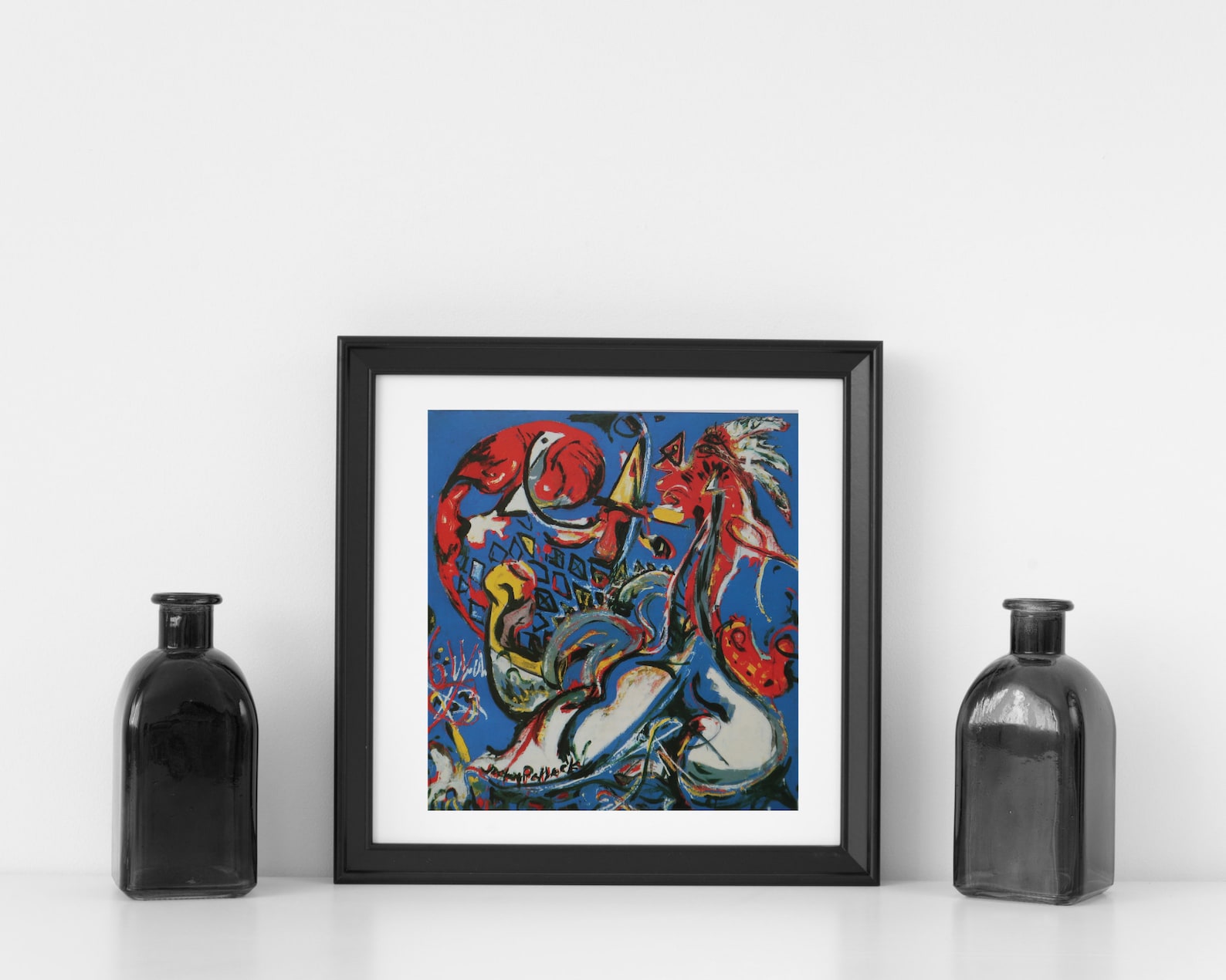 Jackson Pollock Vintage Print 1989 | "moon Woman Cuts the Circle" (1943 ...