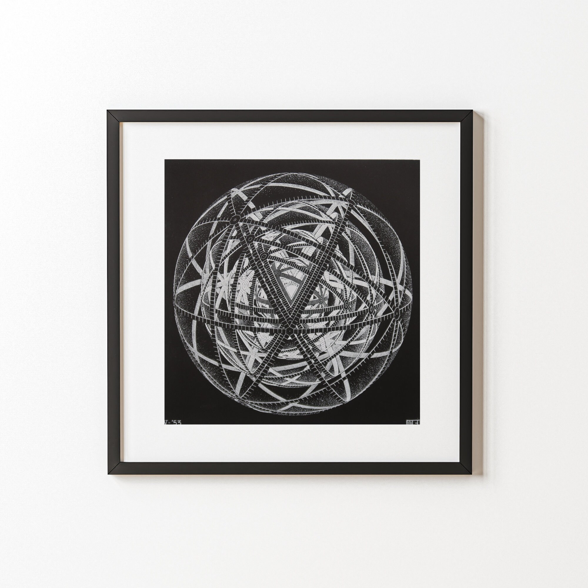 MC Escher Vintage Print 1971 | "concentric Rinds" (1953) | Home Decor ...