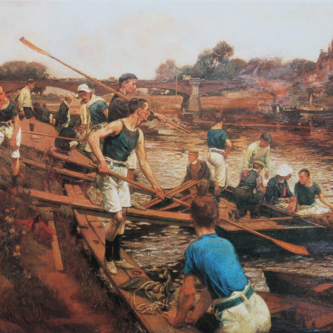 Arthur Spooner Vintage Print 1986 | "the Nottingham Boat Club, 1894 ...