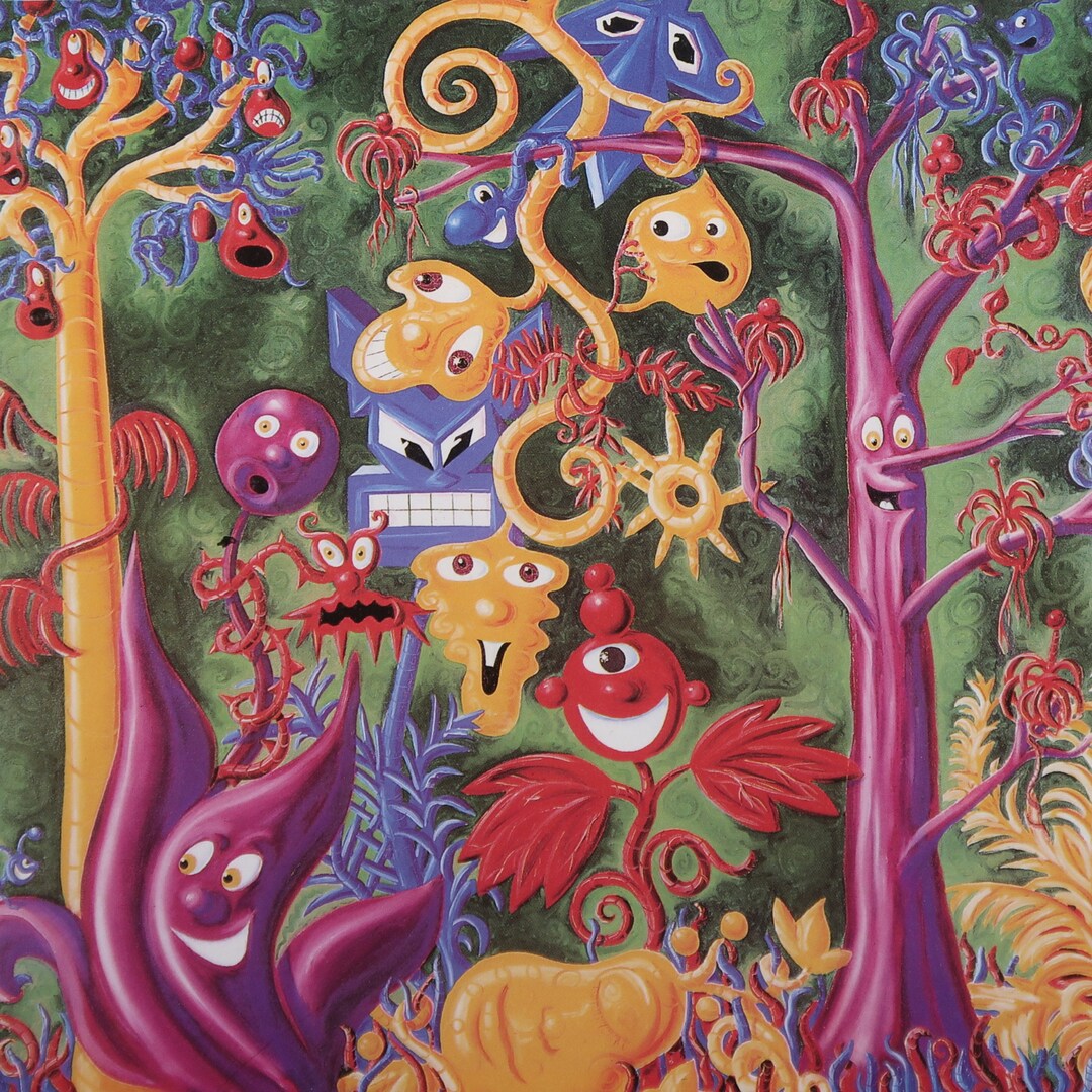 Kenny Scharf Vintage Print 1986 | "juicy Jungle" (1983-4) | Home Decor ...