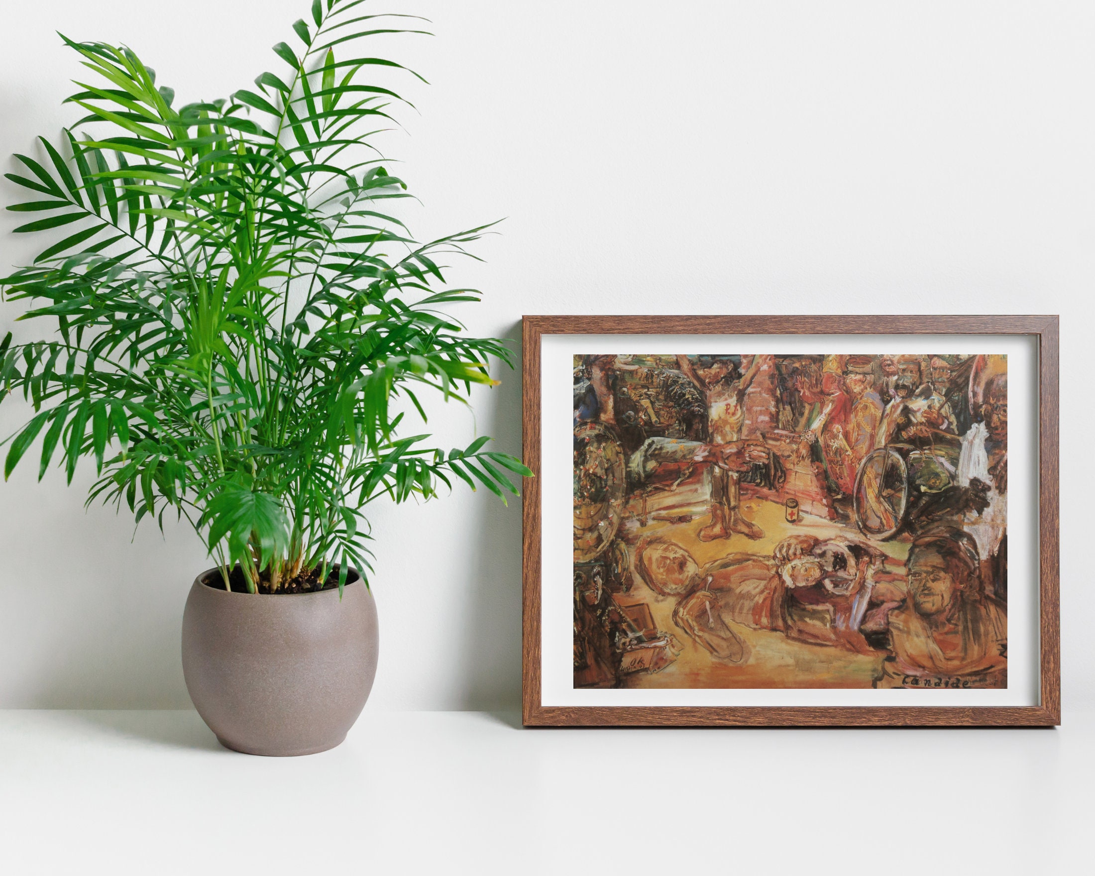 Oskar Kokoschka Vintage Print 2000 what Are We Fighting For 1943 Home ...