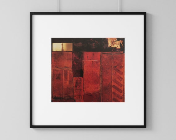 Robert Rauschenberg Red Interior
