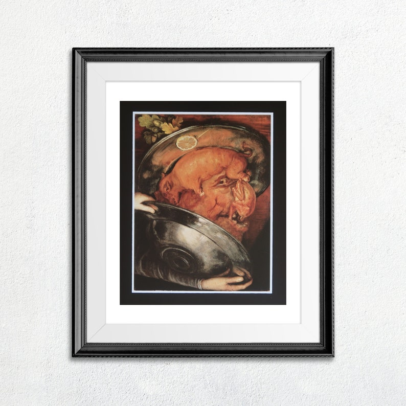 Giuseppe Arcimboldo Vintage Print 1992 | "the Cook" (1570) | Home Decor ...