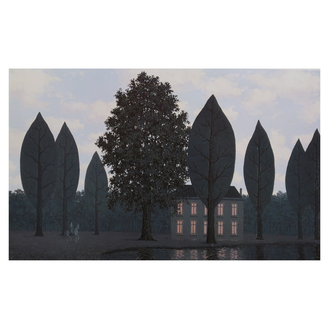 Rene Magritte Vintage Print 1994 the Mysterious Barricades 1961 Home ...