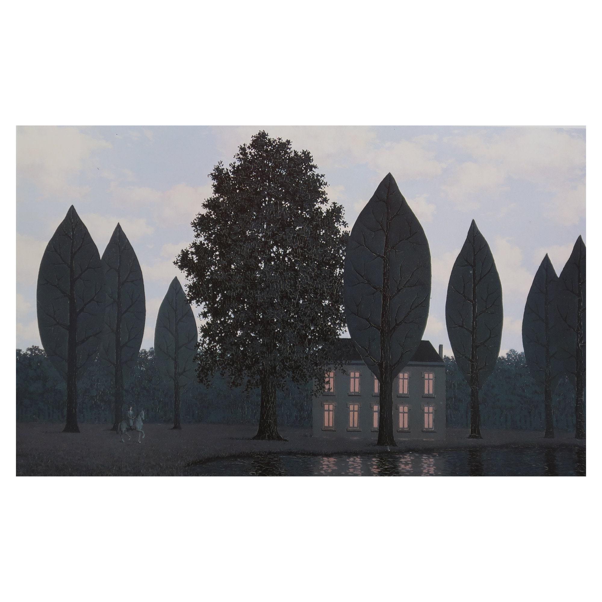 Rene Magritte Vintage Print 1994 the Mysterious Barricades 1961 Home ...