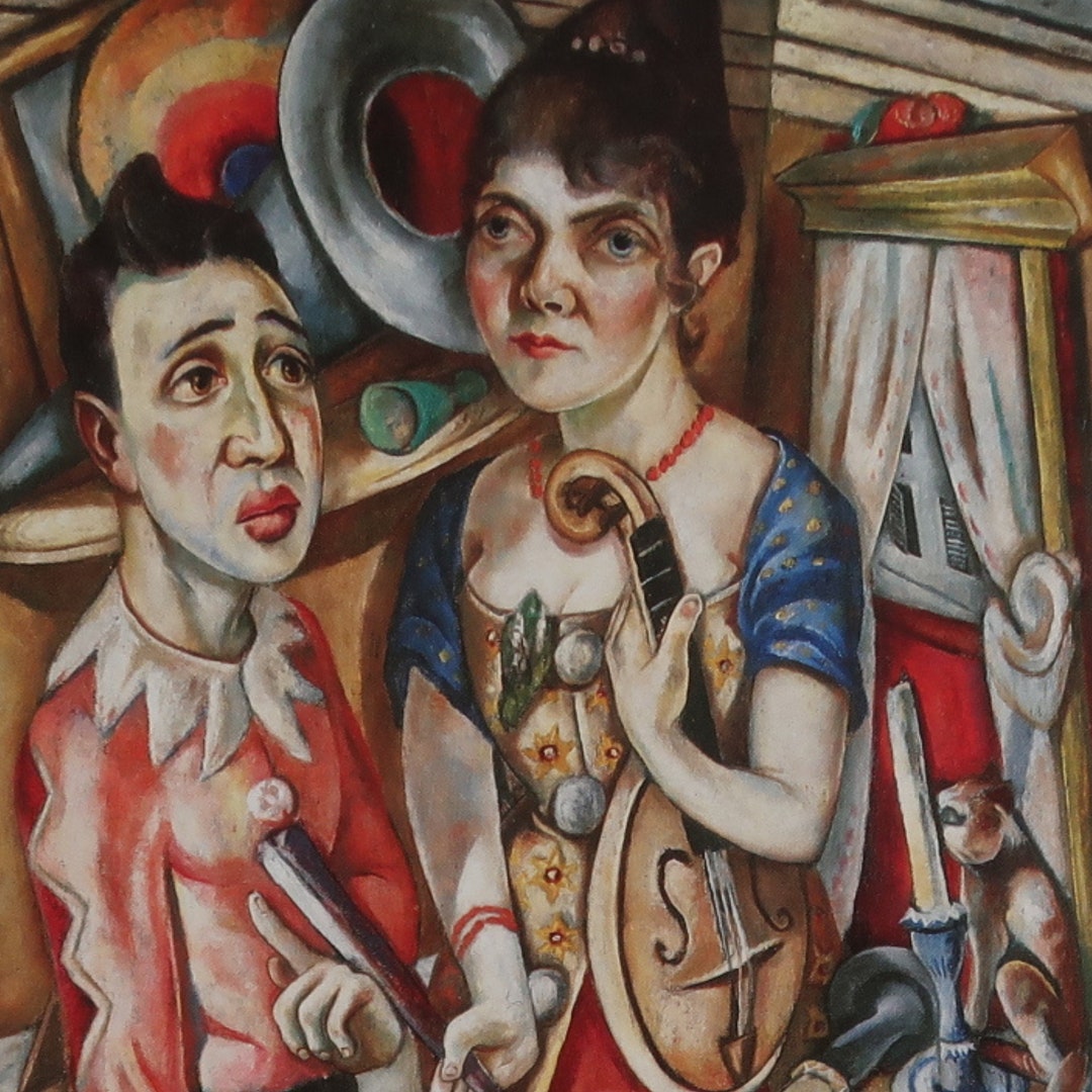 Max Beckmann Vintage Print 1985 | "carnival" (1920) | Home Decor | Wall ...