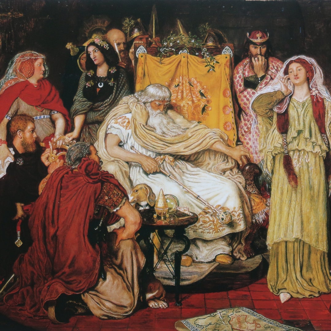 Ford Maddox Brown Vintage Print 1997 | "cordelia's Portion" (1880 ...