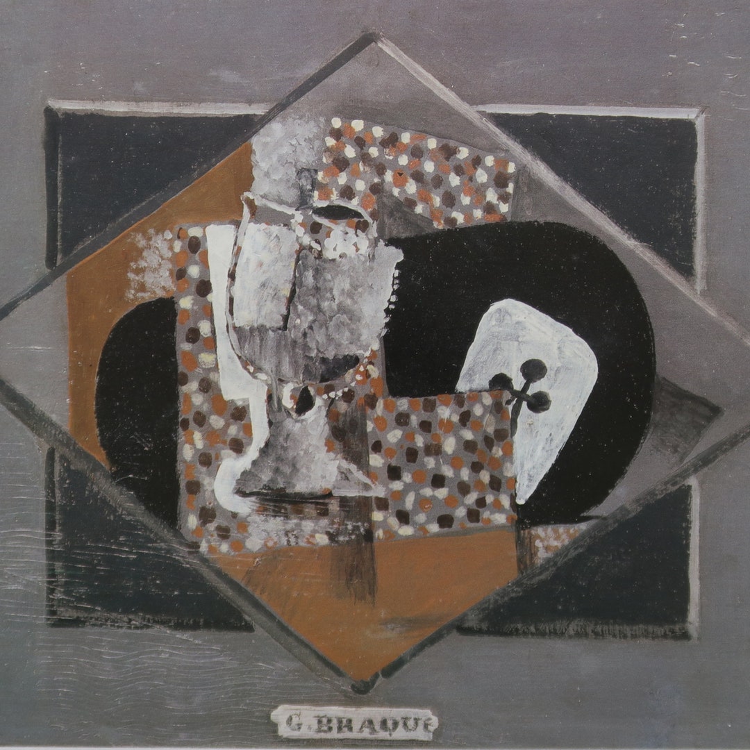 Georges Braque Vintage Print 2002 | "glass and the Ace of Clubs" (1917 ...