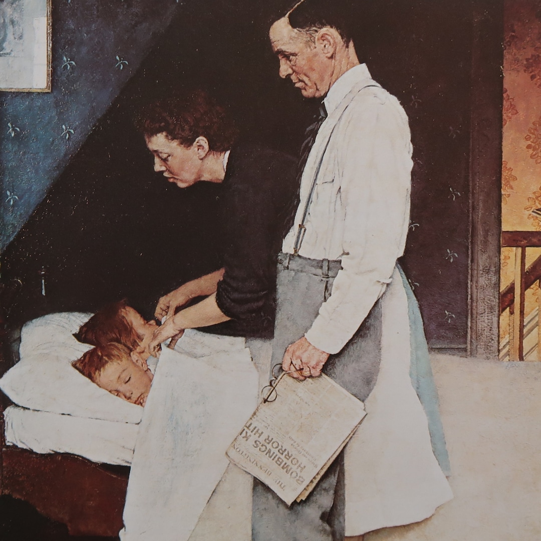 Norman Rockwell Vintage Print 1976 | "freedom From Fear" (1943) | Home ...