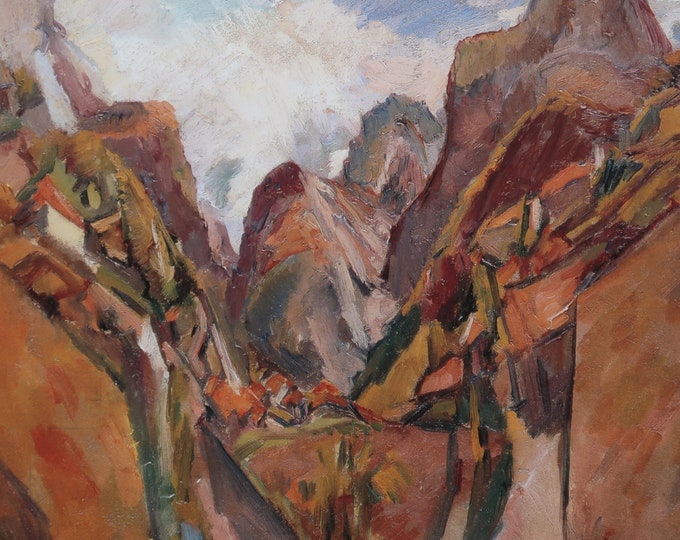 David Bomberg Vintage Print 2004 | "peaks of Europe, Asturias" (1935 ...