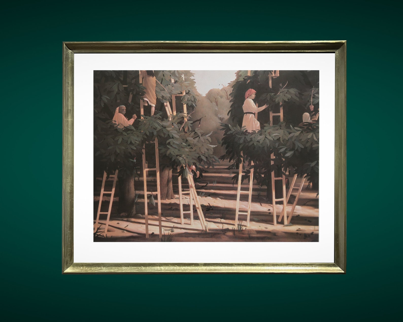 Pyke Koch Vintage Print 1989 the Harvest 1953 Home Decor Wall Art Art ...