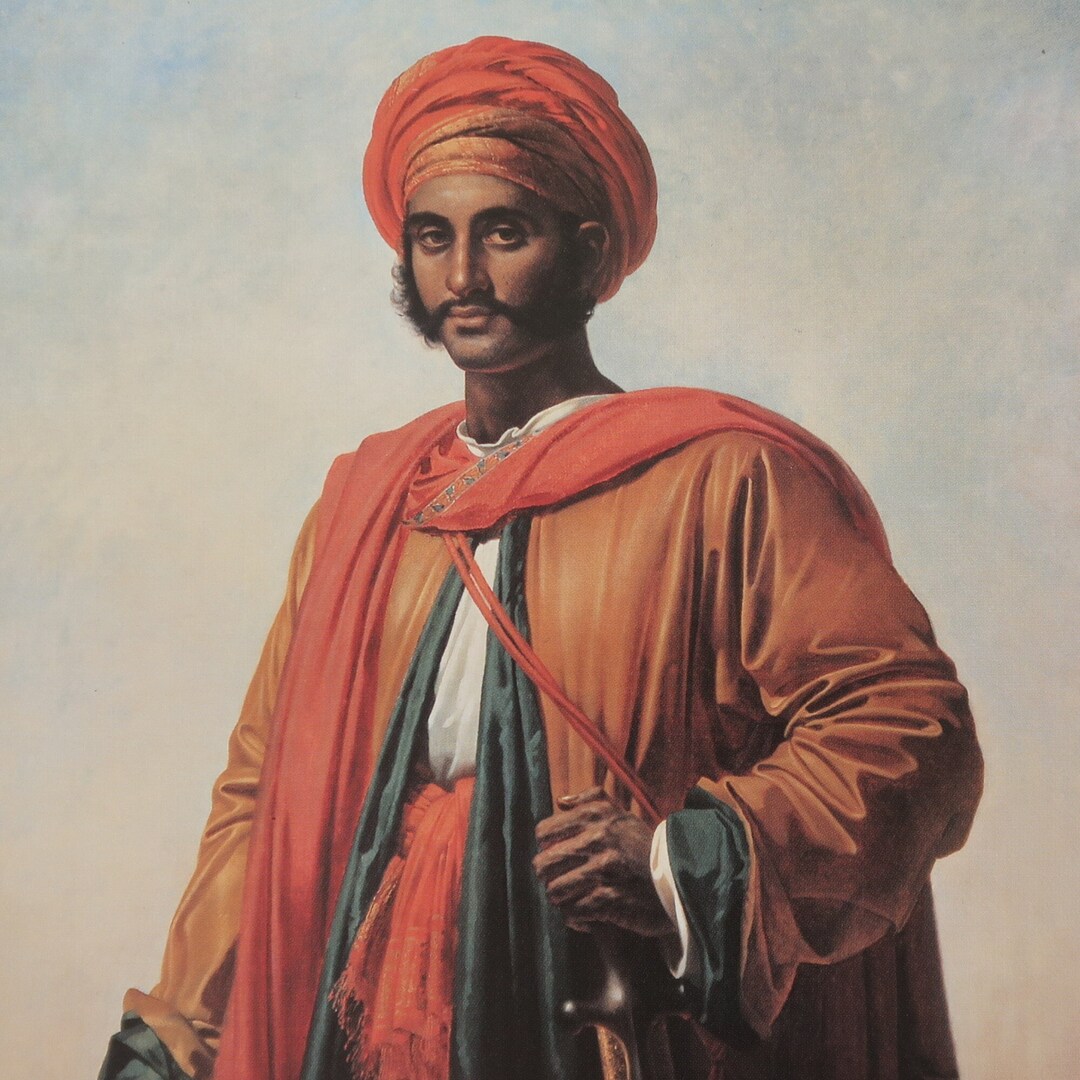 Anne-louis Girodet De Roussy-trioson Vintage Print 2002 | "portrait of ...
