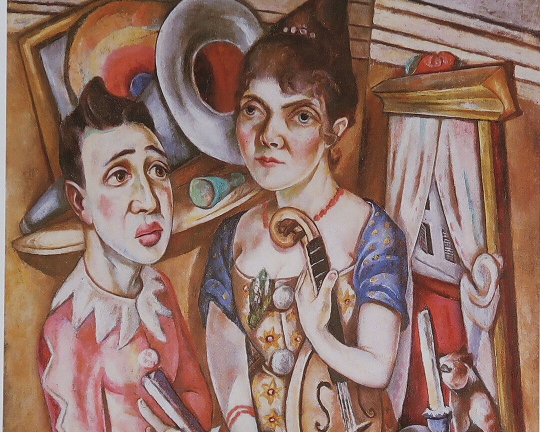 Max Beckmann Vintage Print 1990 | "carnival" (1920) | Home Decor | Wall Art | Art Print | Wall ...