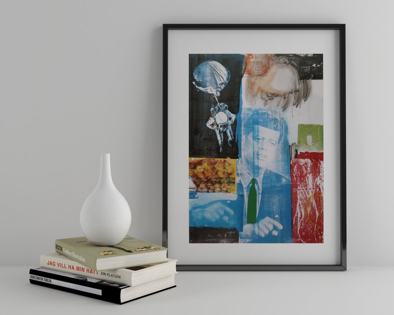 Robert Rauschenberg Vintage Print 1995 retroactive I 1964 Home Decor ...