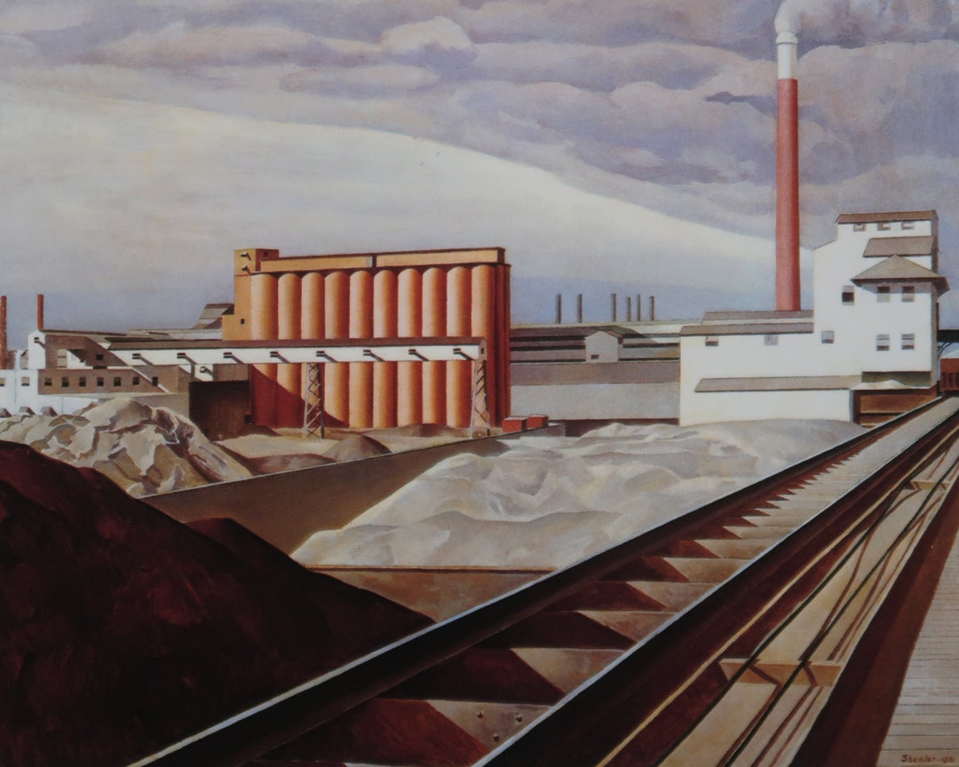 Charles Sheeler Vintage Print 1982 | "classic Landscape" (1931) | Art ...