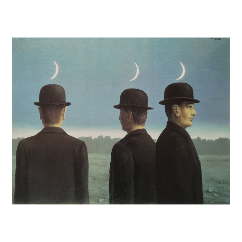 Rene Magritte Vintage Print 2002 the Mysteries of the Horizon 1955 Home ...