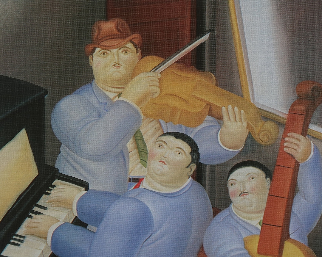 Fernando Botero Vintage Print 1990 | "three Musicians" (1983) | Home ...