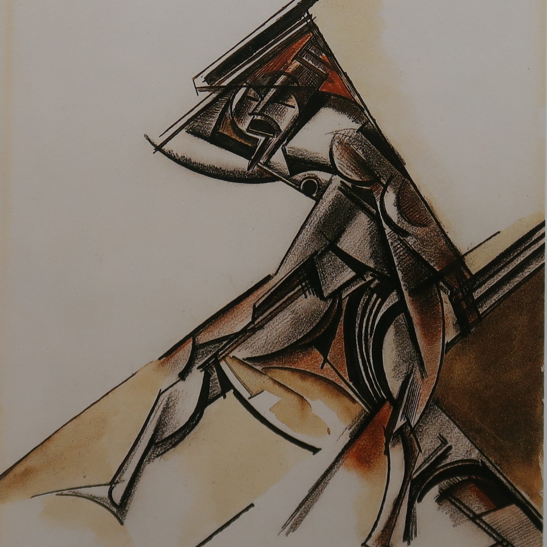 Percy Wyndham Lewis Vintage Print 1997 | "the Vorticist" (1912) | Home ...