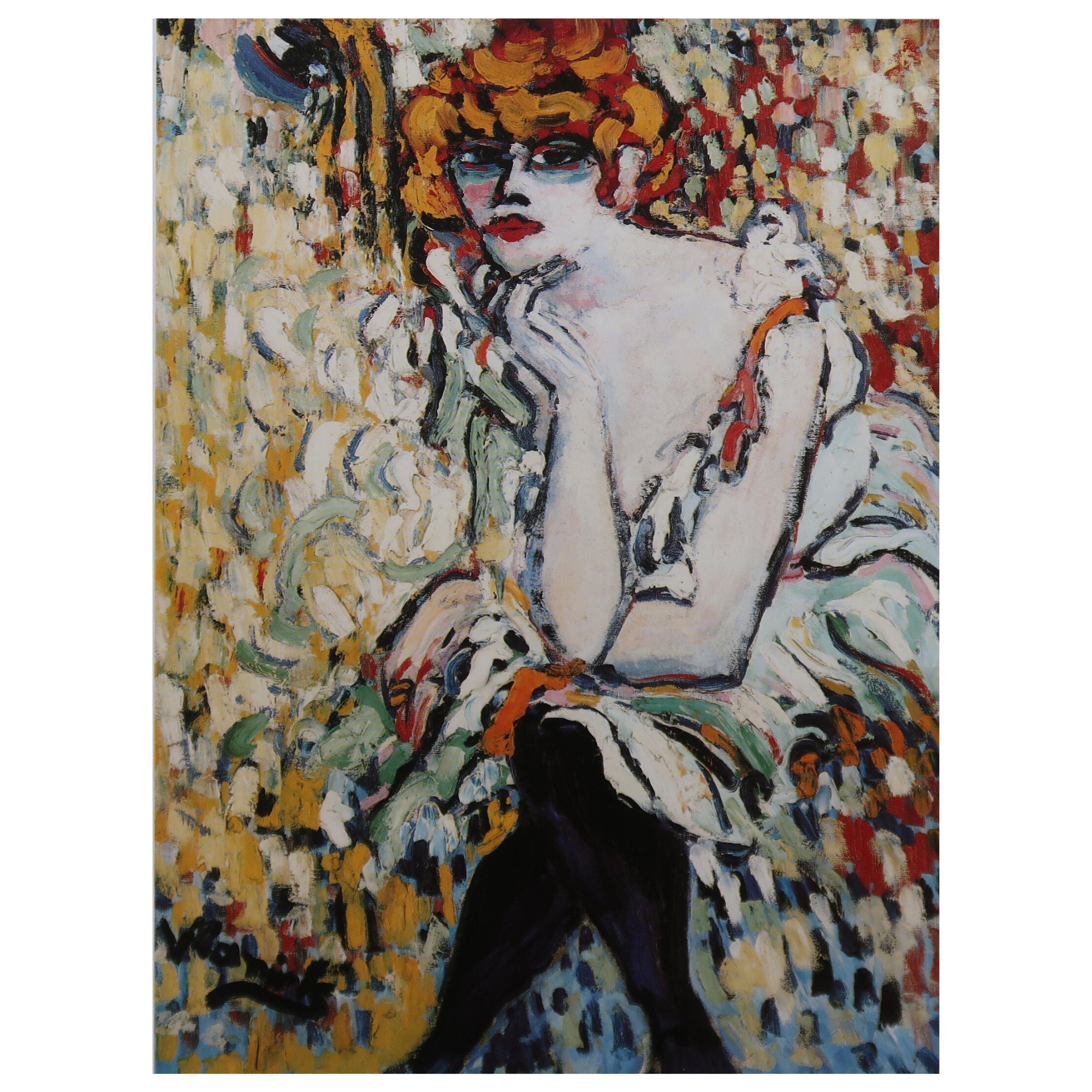 Maurice de Vlaminck vintage impression 1998 | La Danseuse du Rat mort (1906) | Décoration d ...