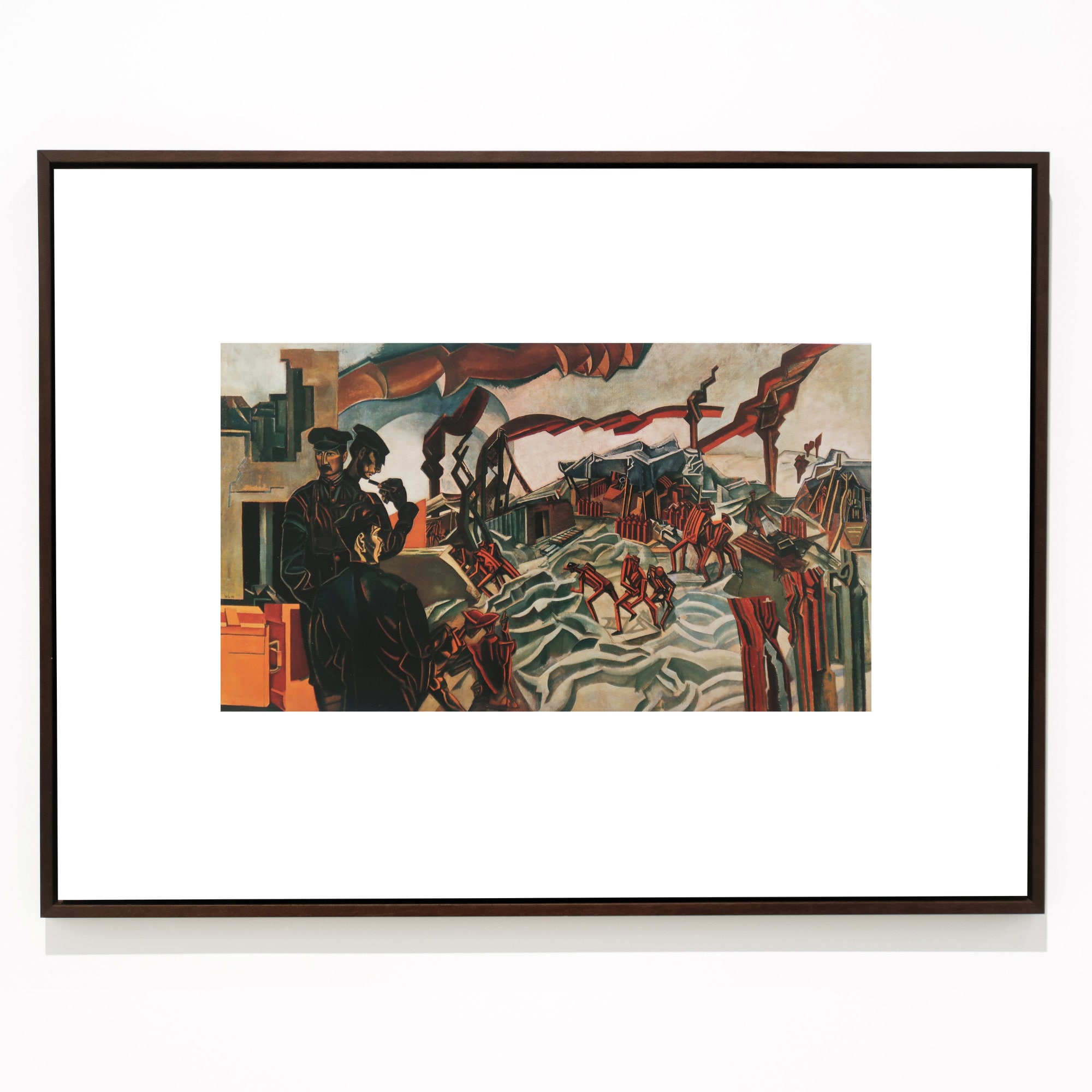 Wyndham Lewis Vintage Print 1994 | "a Battery Shelled" (1919) | Home ...