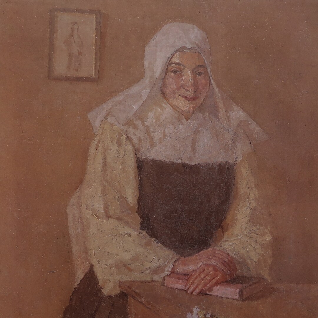 Gwen John Vintage Print 1986 | "mere Poussepin" (c1913-21) | Home Decor ...