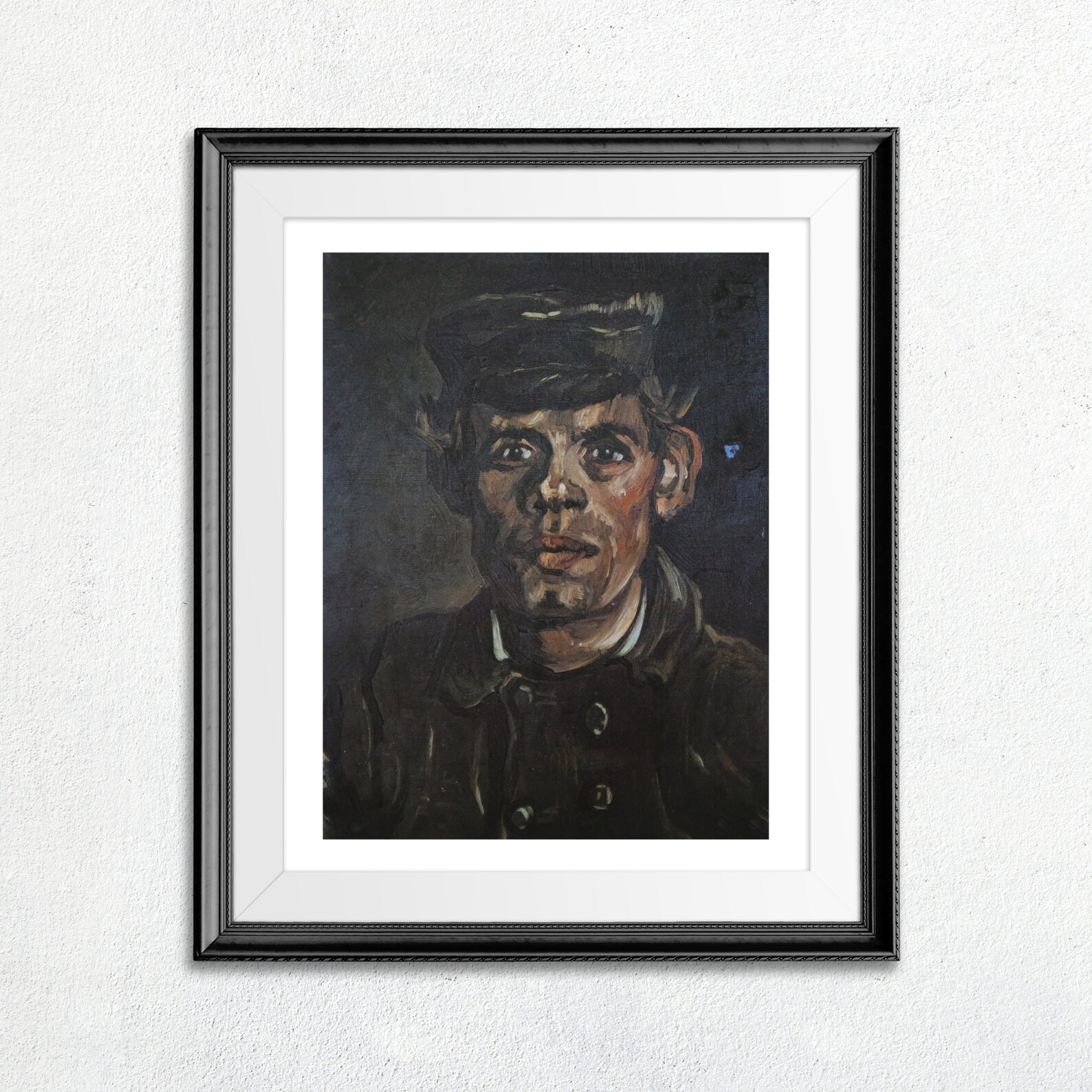 Vincent Van Gogh Vintage Print 1990 | "peasant, Head" (1885) | Home ...