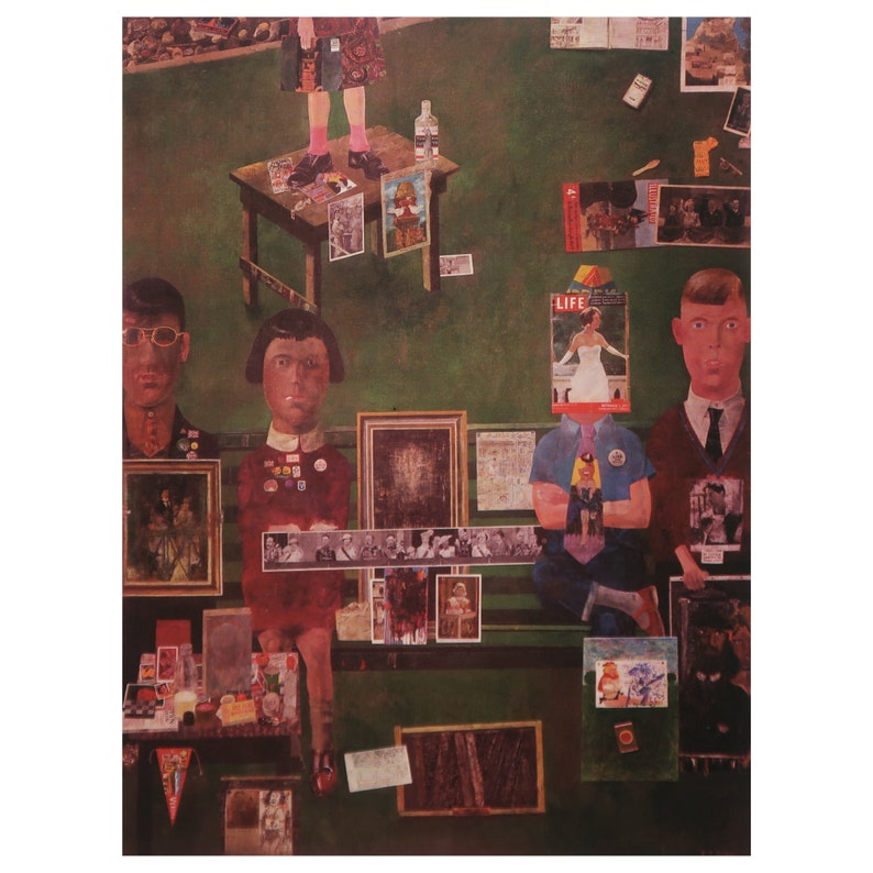 Peter Blake Vintage Print 1994 on the Balcony 1955-7 Home Decor Wall ...