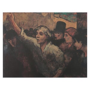 Honore Daumier Vintage Print 1988 | "the Uprising" (C1860) | Home Decor ...