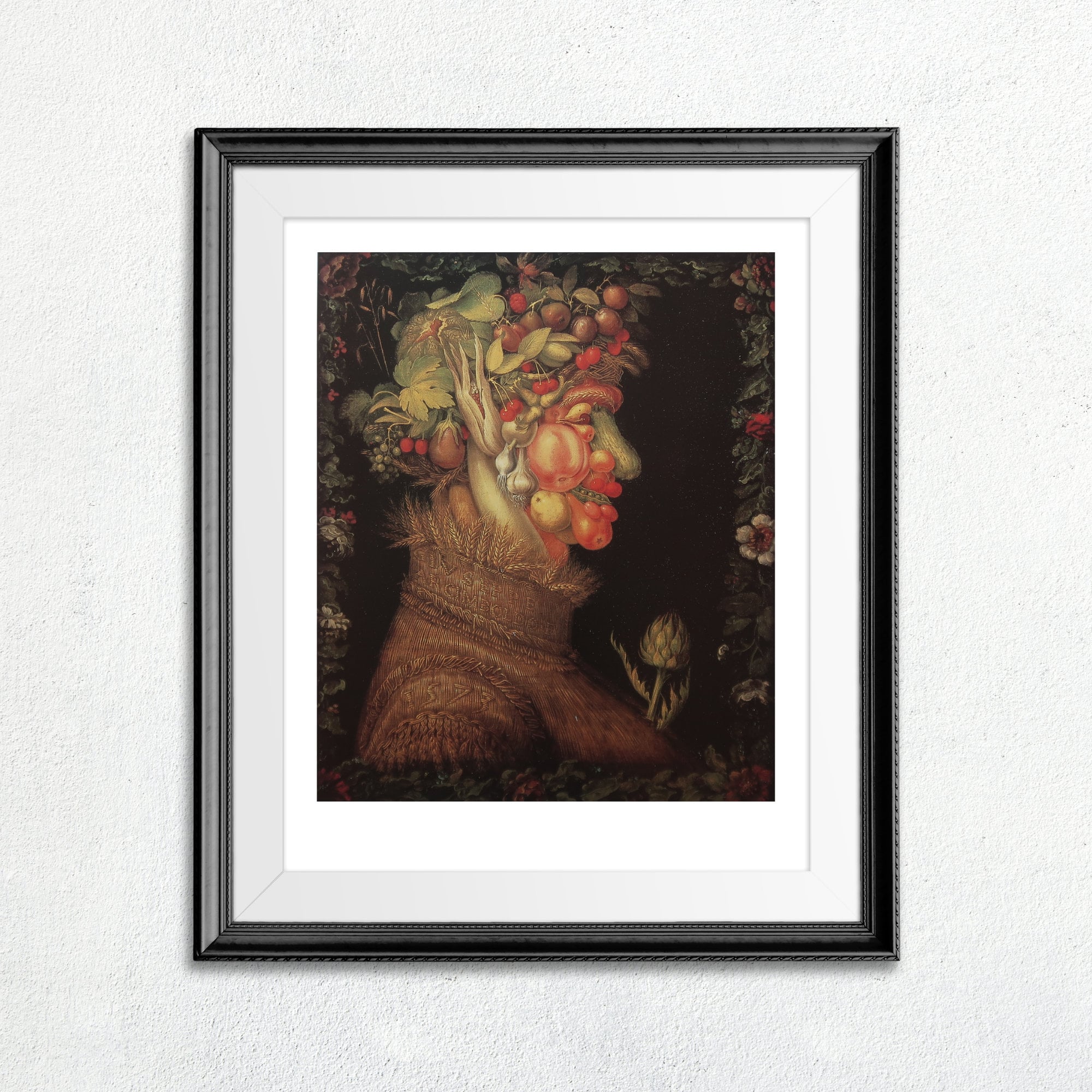 Giuseppe Arcimboldo Vintage Print 1992 | "summer" (1573) | Home Decor ...