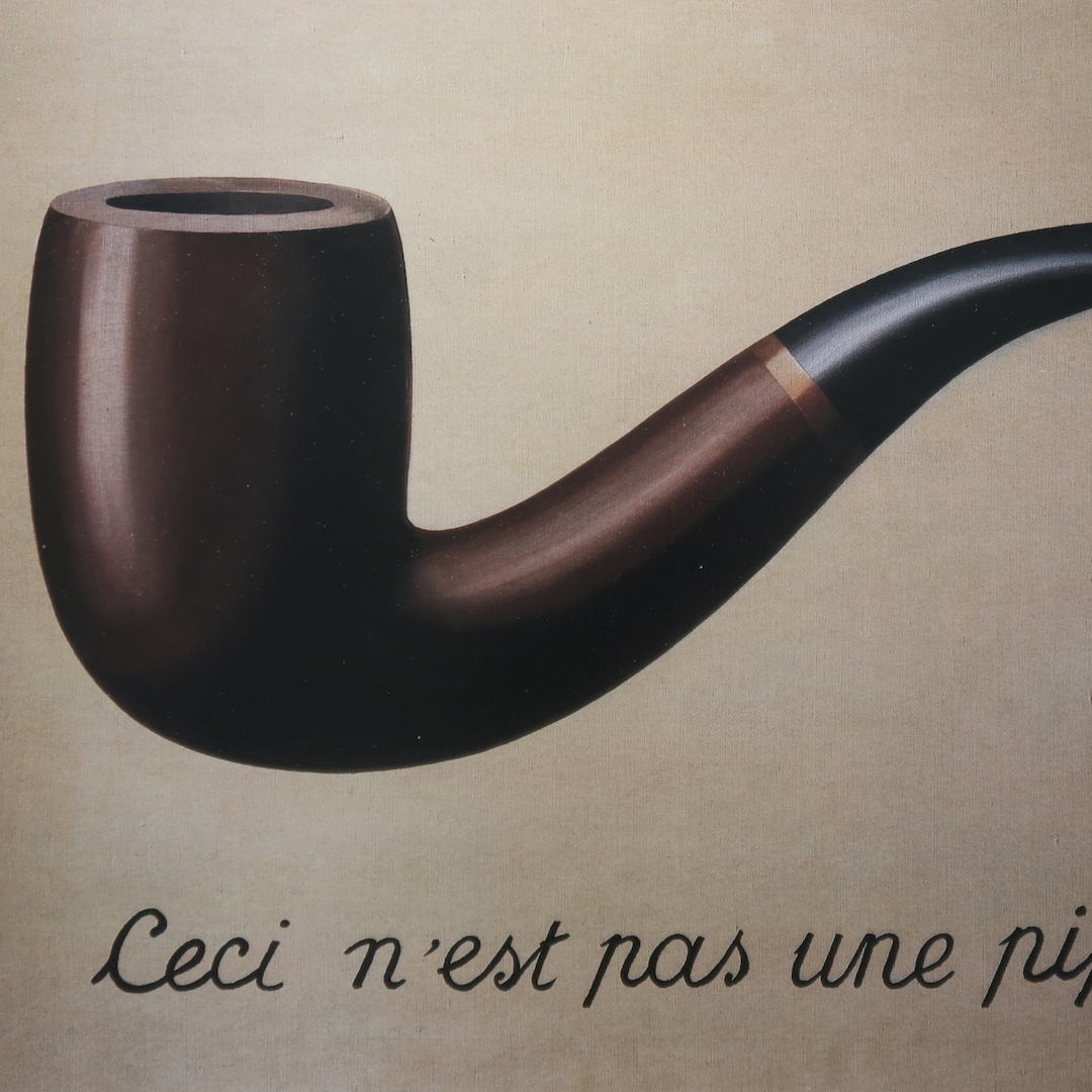 Rene Magritte Vintage Print 1994 | "the Treachery of Images" (1928-9 ...