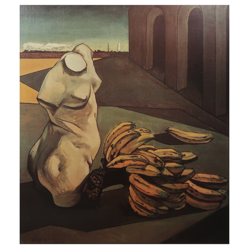 Giorgio De Chirico Vintage Print 1994 the Uncertainty of the Poet 1913 ...