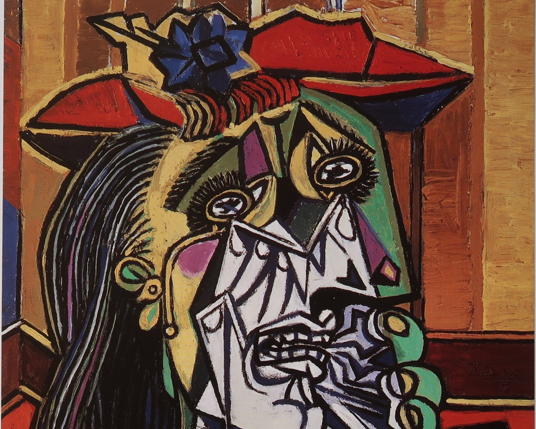 Pablo Picasso Vintage Print 2000 | Weeping Woman (1937) | Home Decor ...