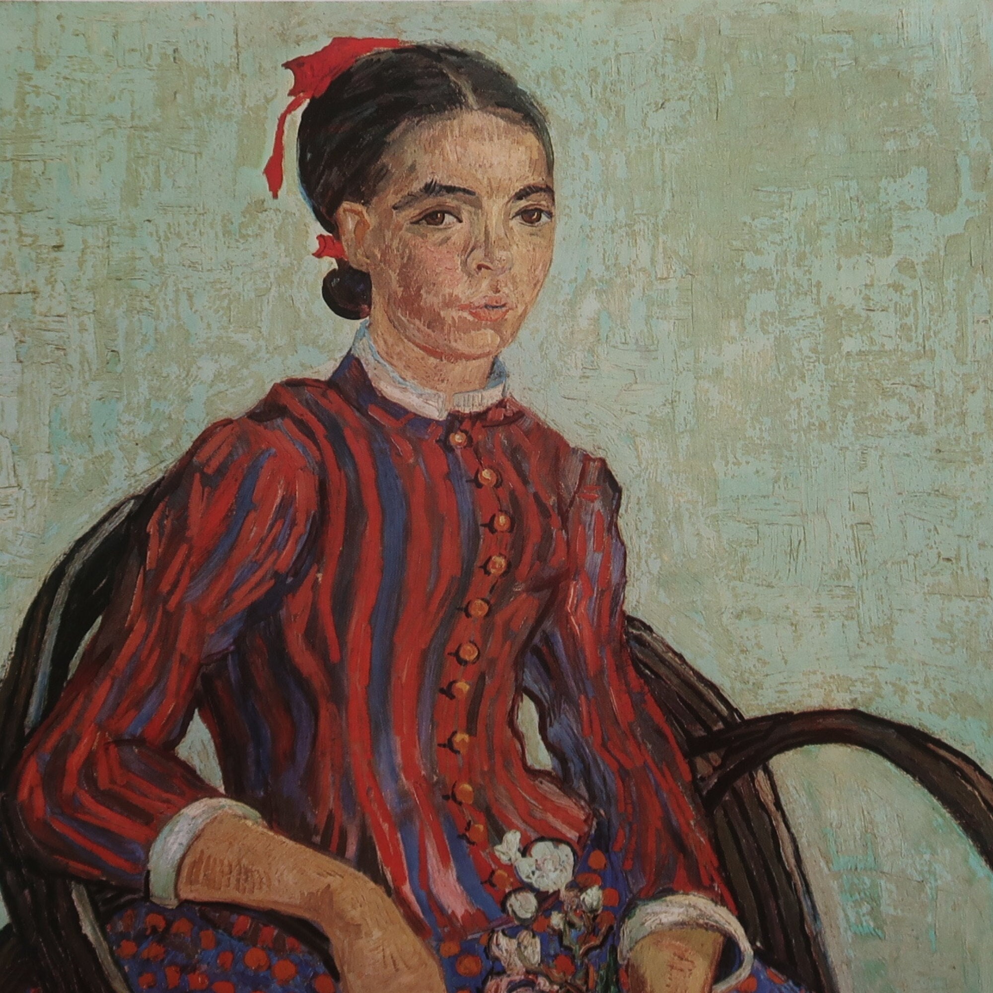 Vincent Van Gogh Vintage Print 1977 la Mousme 1888 Home Decor Wall Art ...