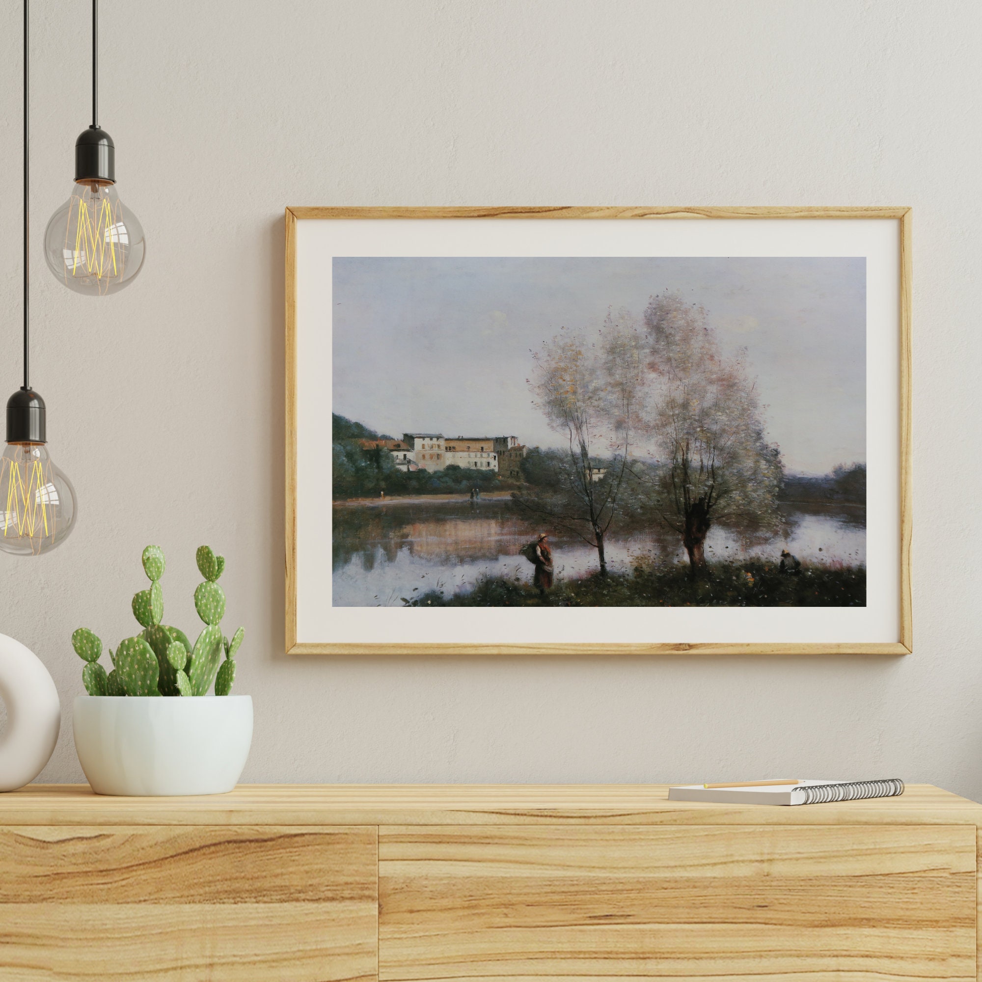 Jean-baptiste Corot Vintage Print 1994 ville D'avray 1867-70 Home Decor ...