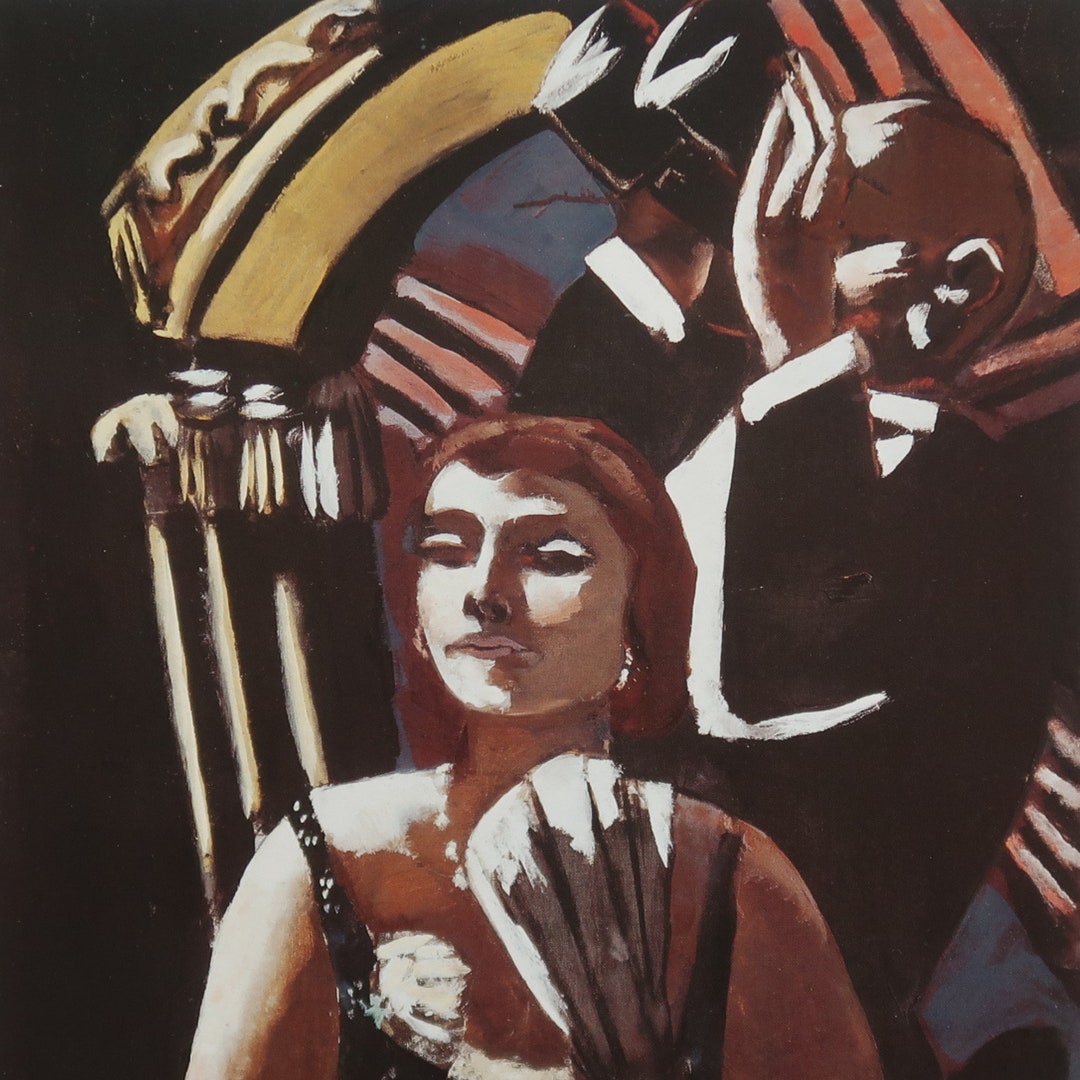 Max Beckmann Vintage Print 1985 | "the Theatre Box" (1928) | Home Decor ...