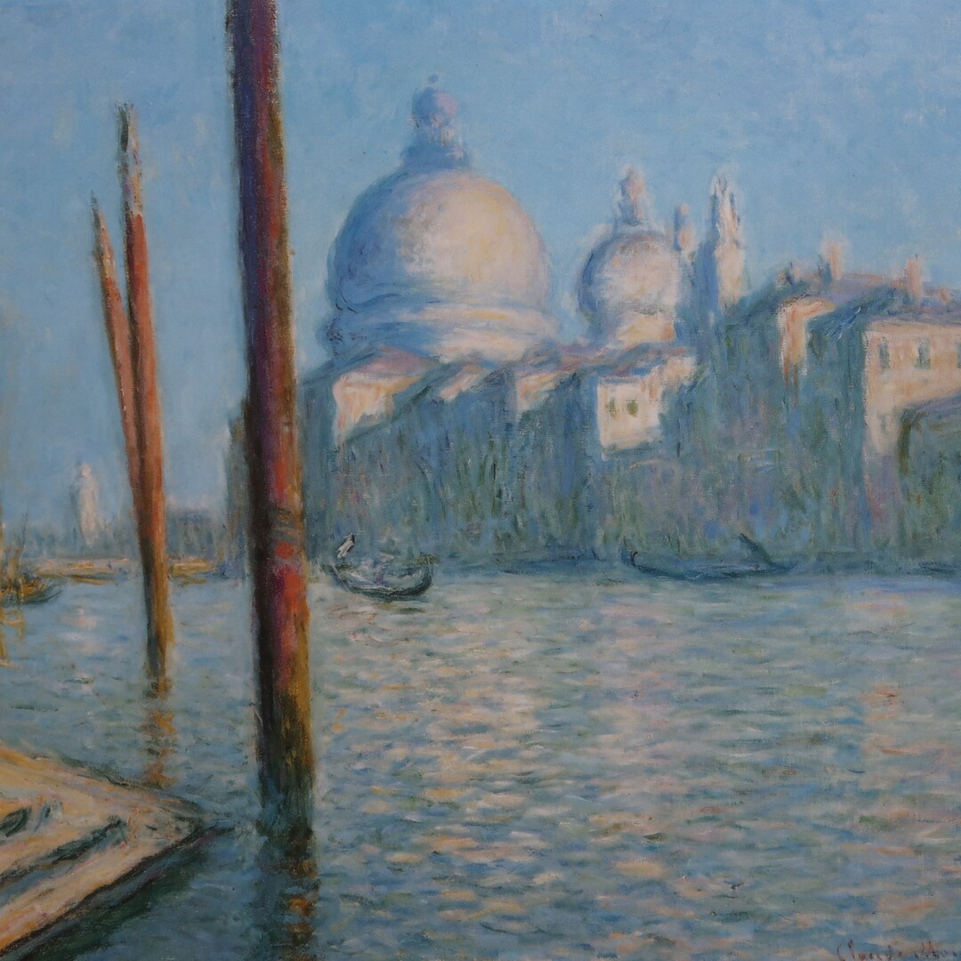 Claude Monet Vintage Print 1998 | "le Grand Canal" (1908) | Home Decor ...